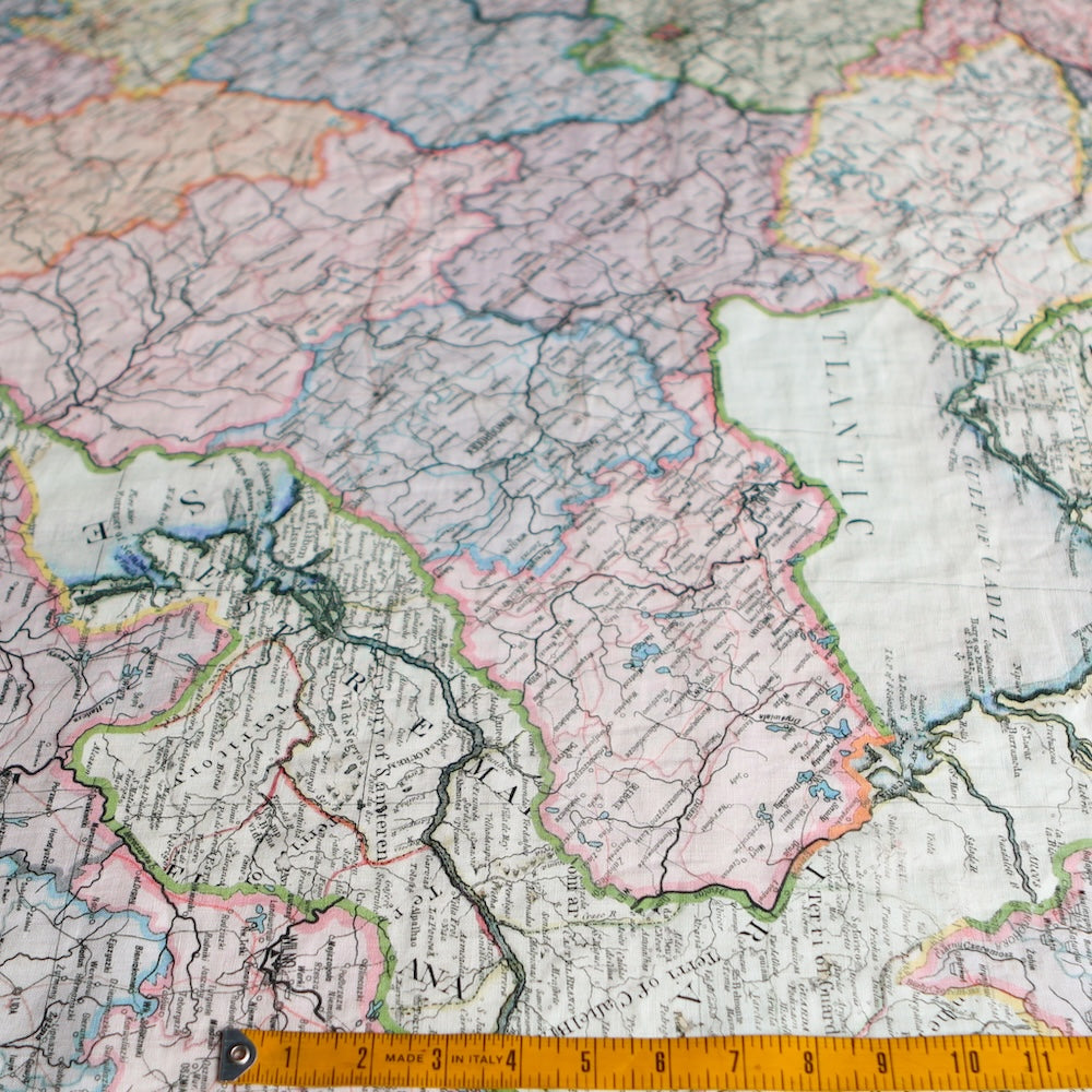 Map It Out Printed Linen