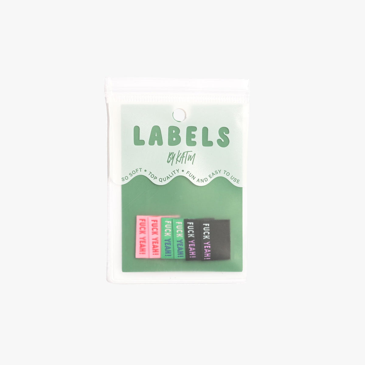 F*ck Yeah! | 6 Sew-in Side Seam Labels
