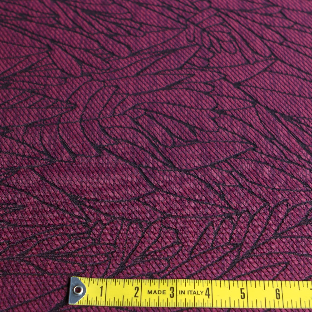 Nova Jacquard Garnet