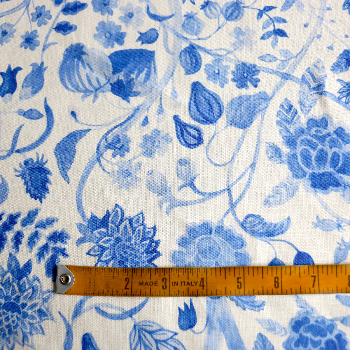 Colaco Garden Blue Printed Linen