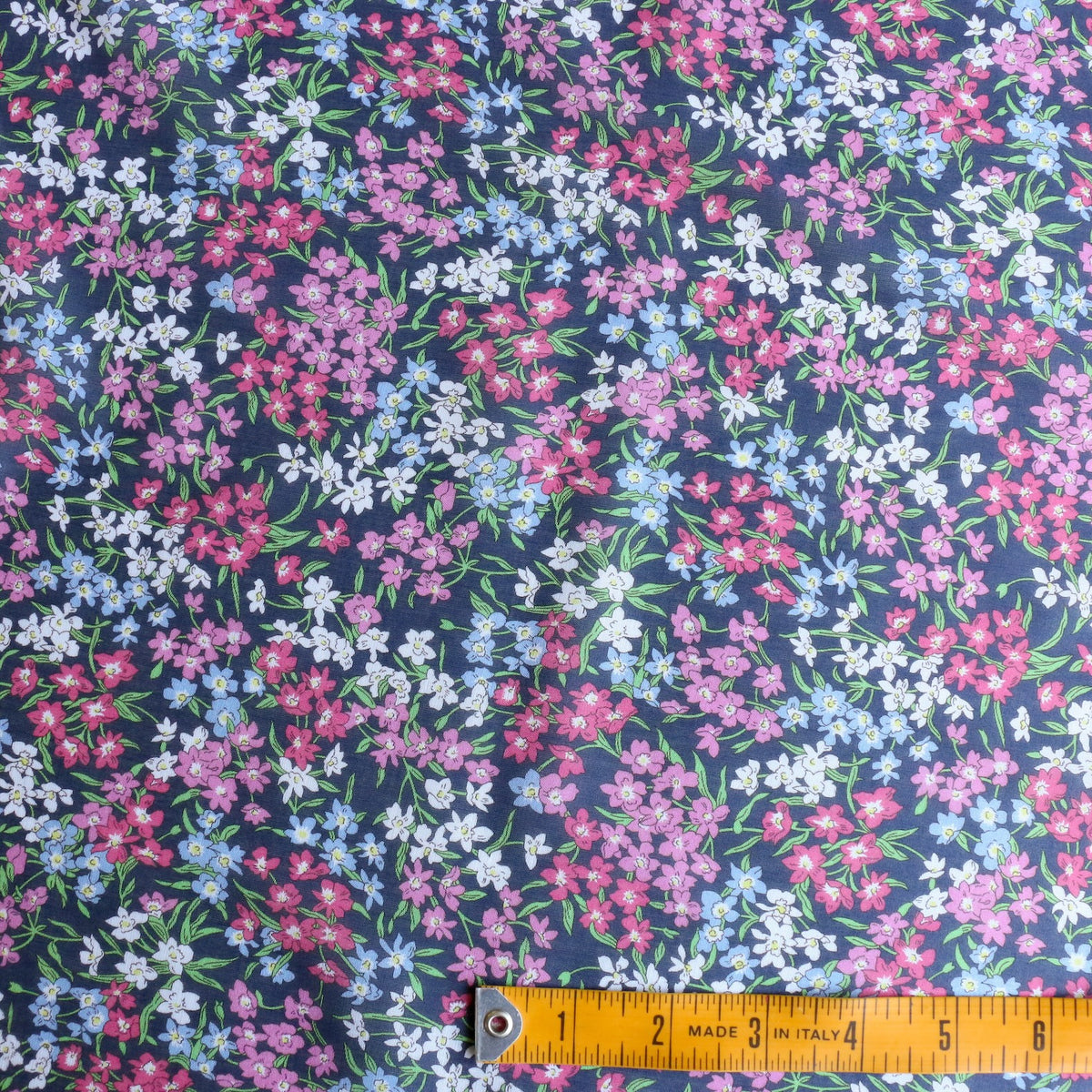 Sea Blossom Pink - Liberty Fabrics - Chloe Cotton Chiffon