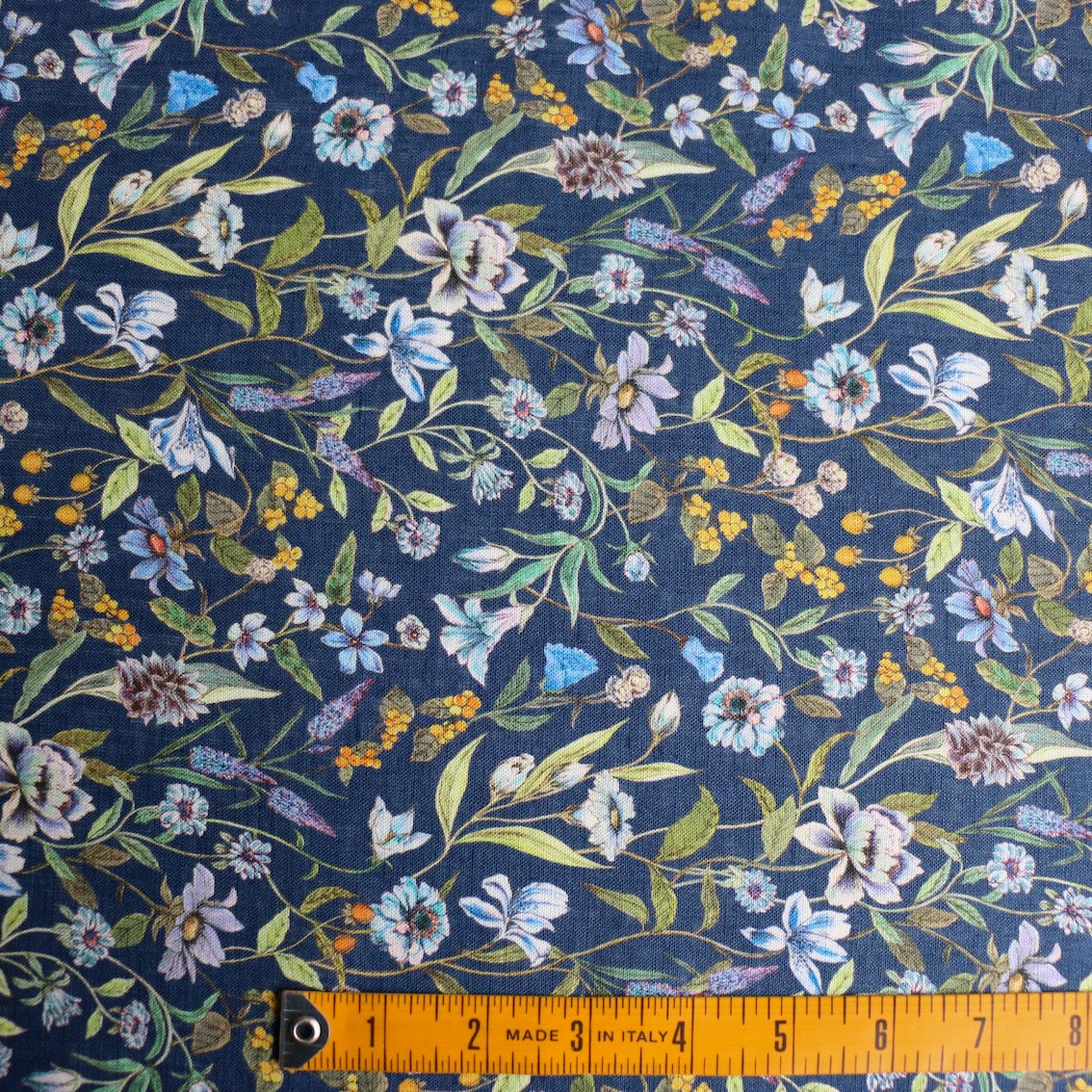 Megumi Navy - Liberty Sycamore Linen