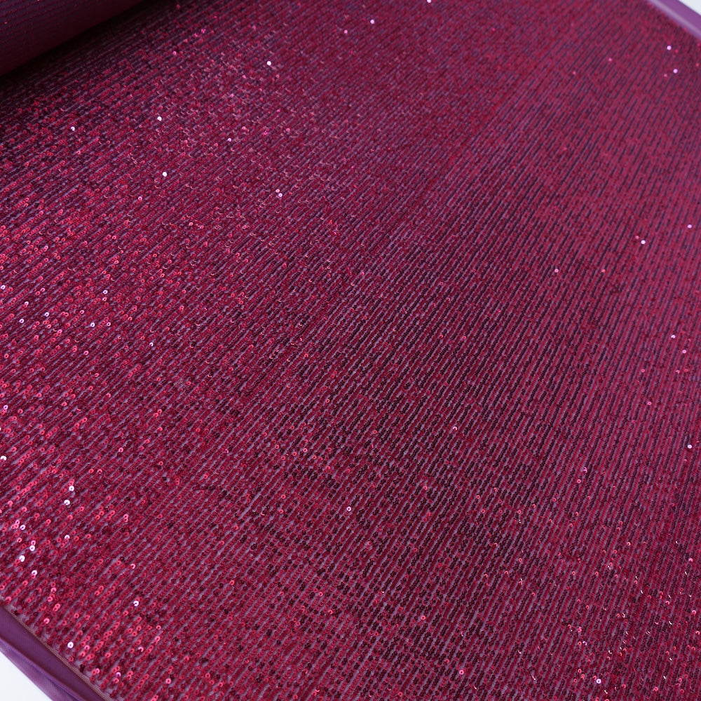 Luna Magenta Sequinned Stretch Mesh
