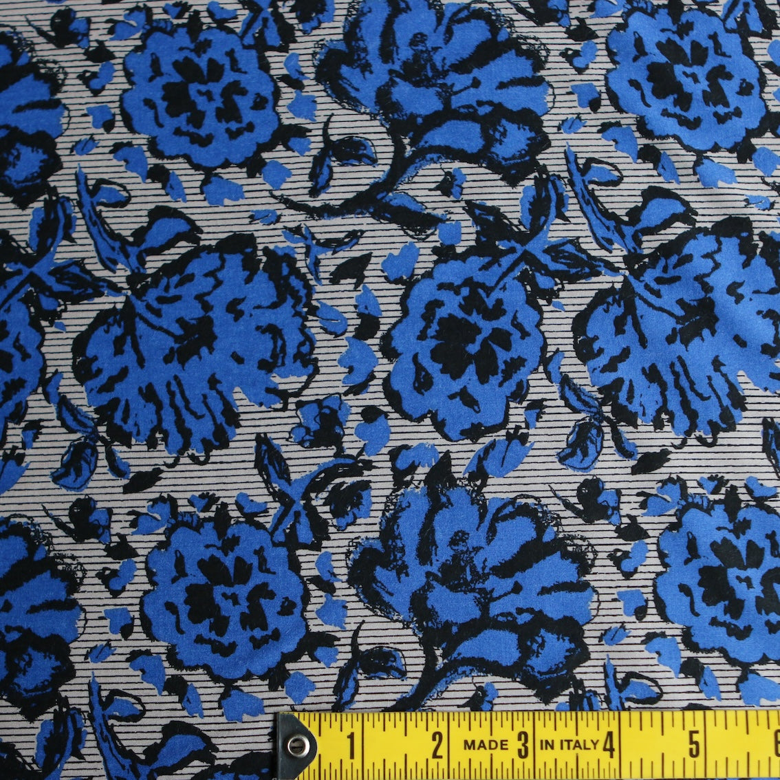 Mia Floral/Stripe Bluette - Cotton/Rexcell