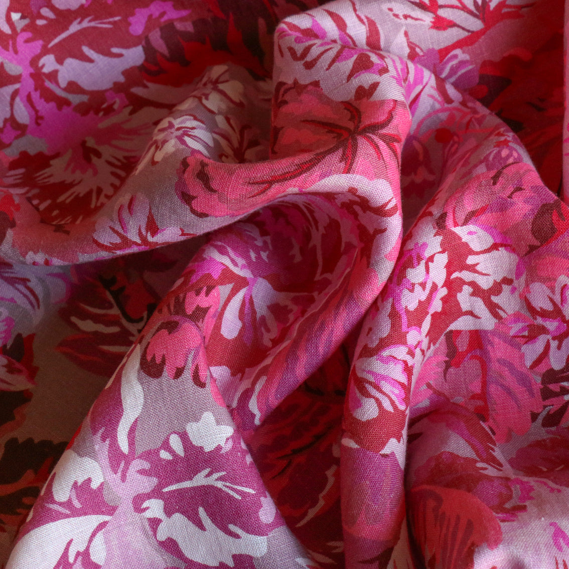 Capri Vintage Floral Printed Linen