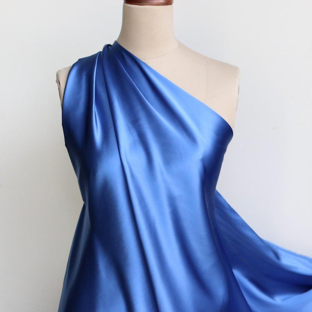 Periwinkle Silk Satin