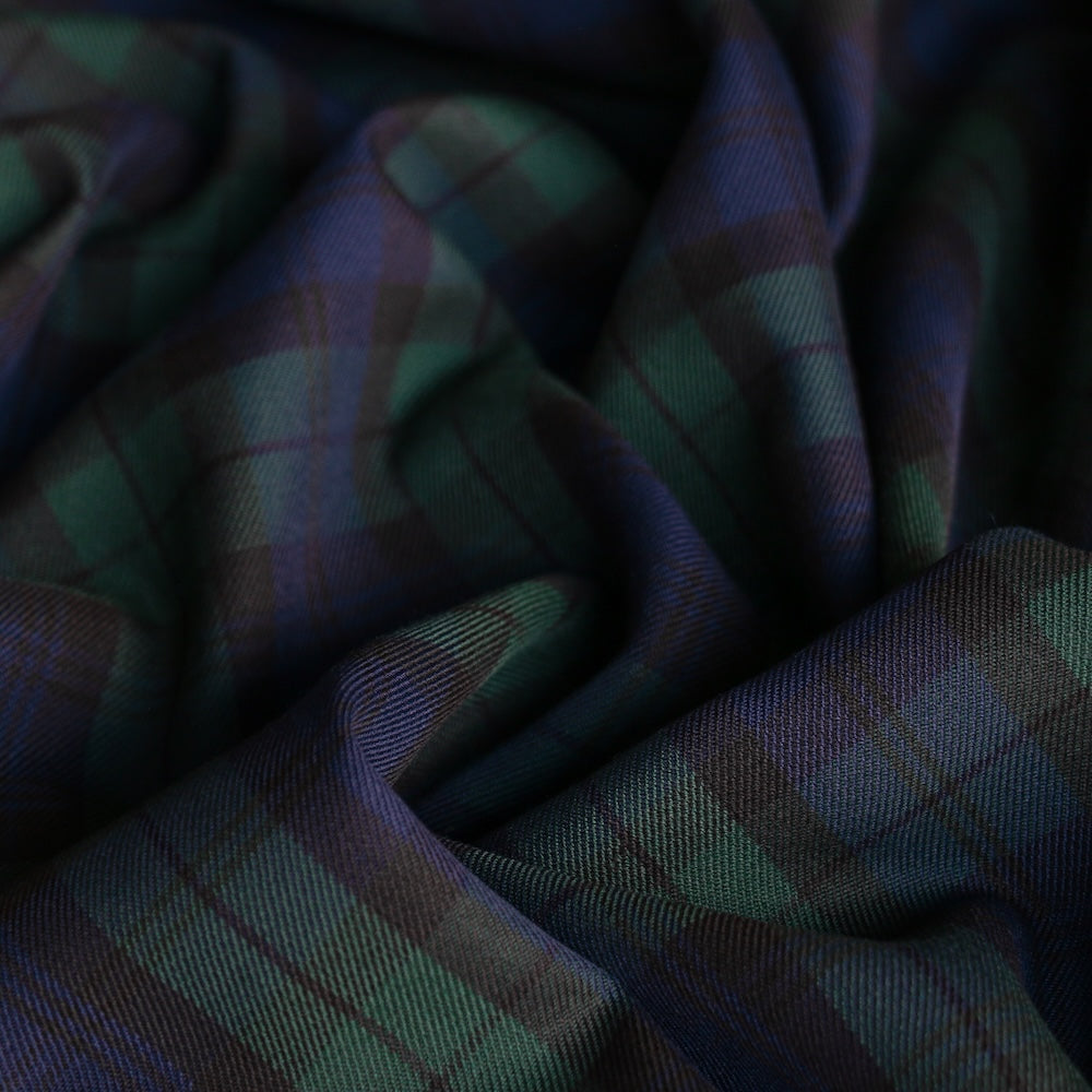 Blackwatch Check Viscose/Poly
