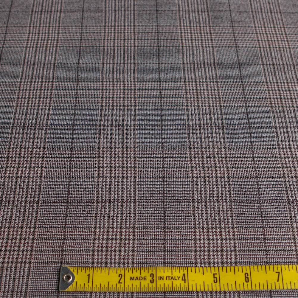 Kendall Check Stretch Wool
