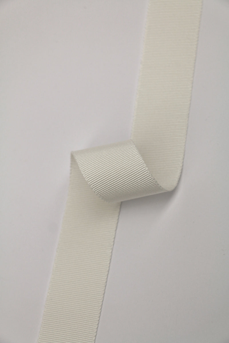 25mm Grosgrain Ribbon - Cream