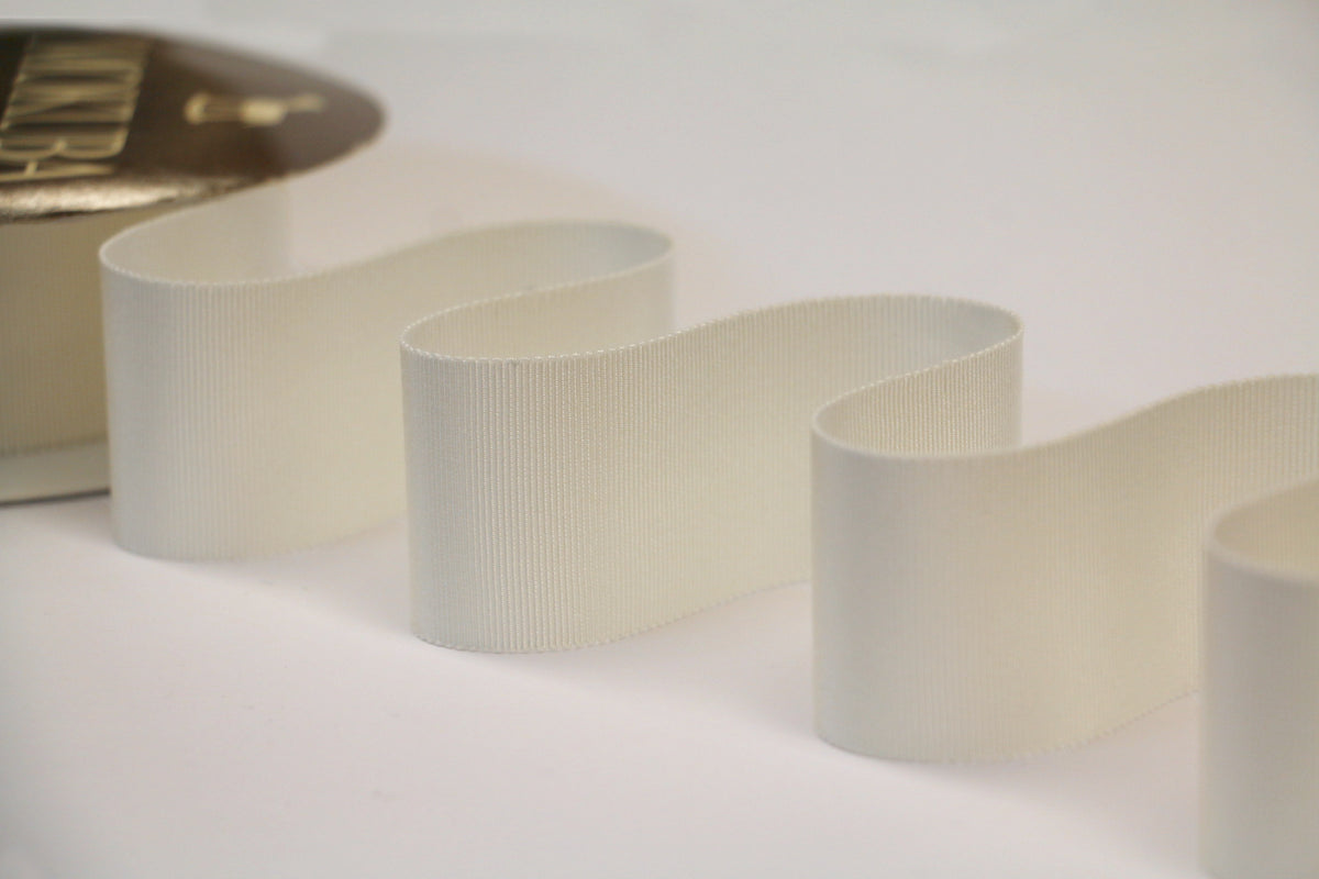 40mm Grosgrain Ribbon - Cream