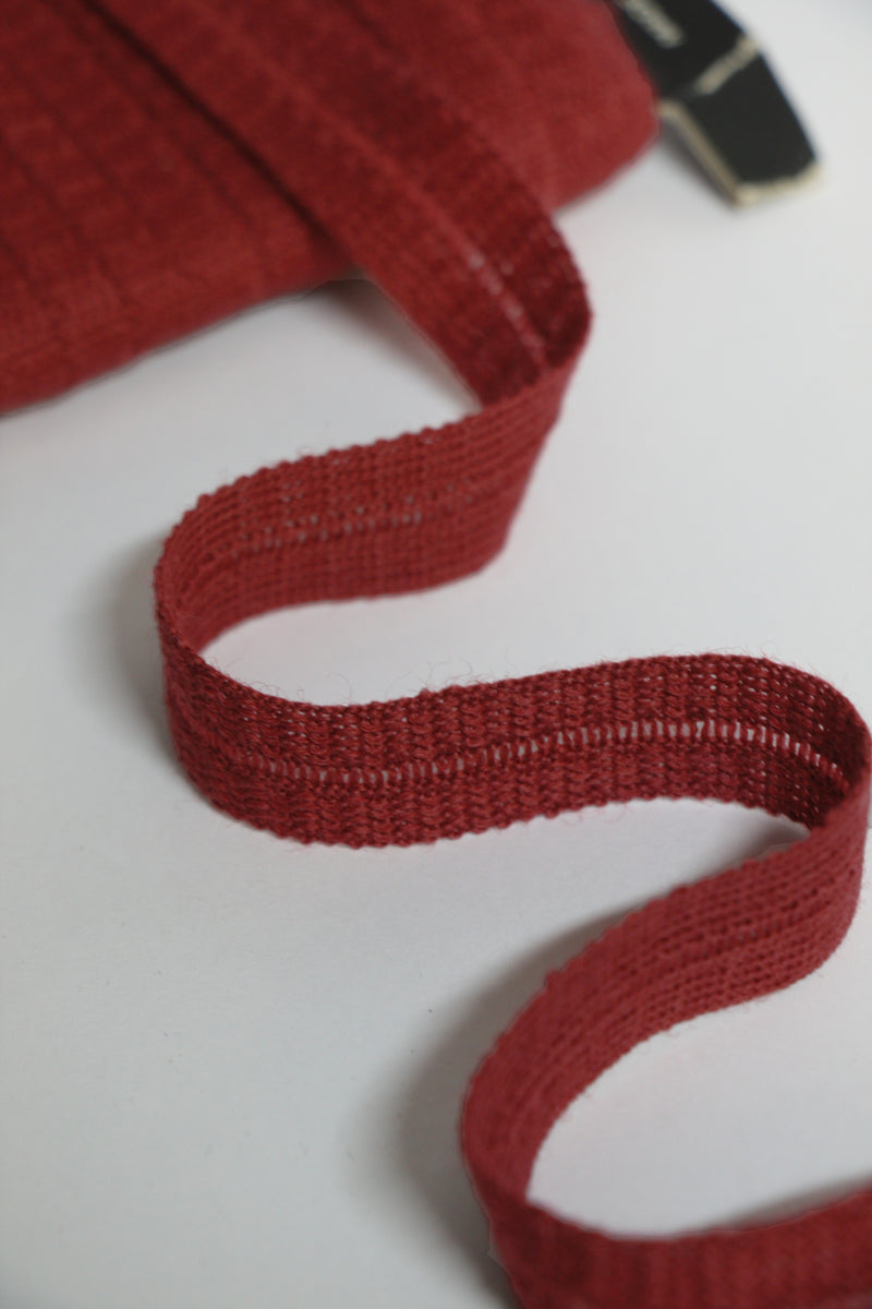 22mm Wool Binding - Russet