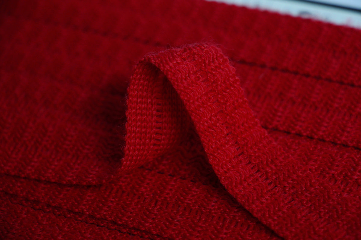 22mm Wool Binding - Red