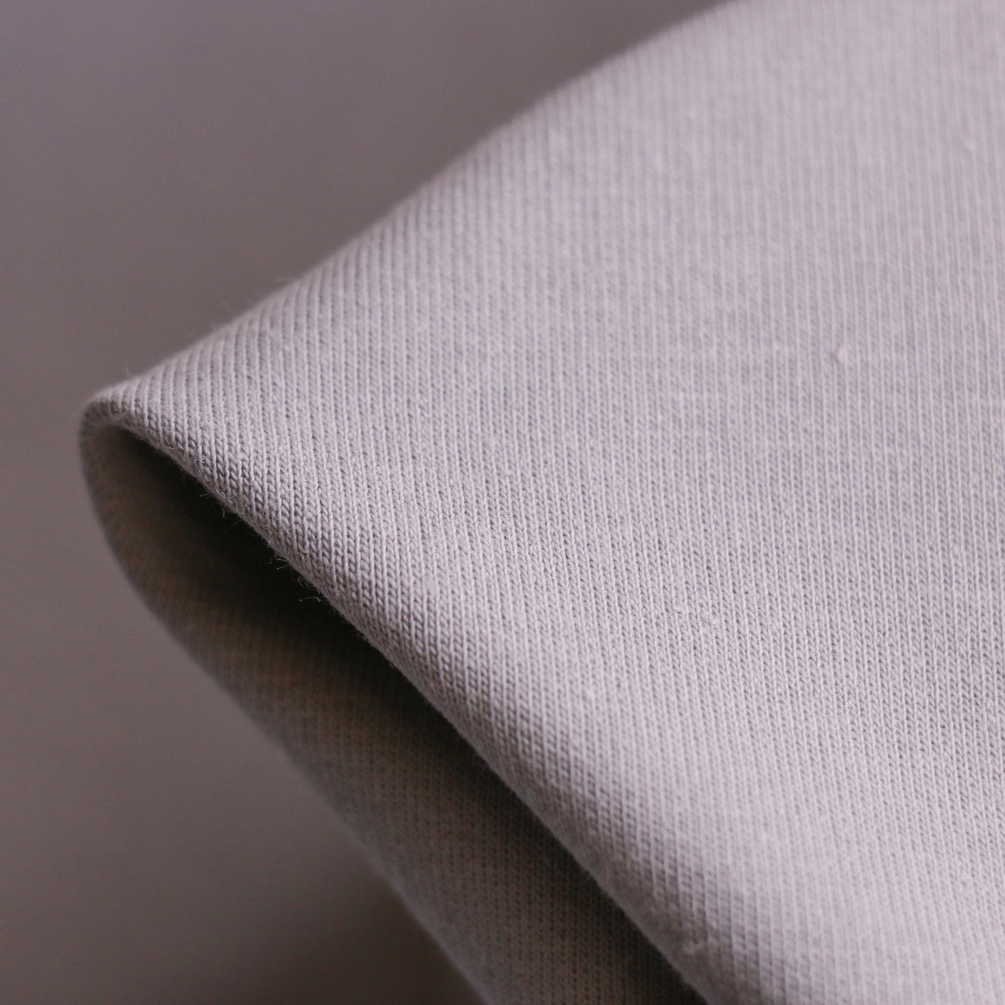 Cool Grey Organic French Terry