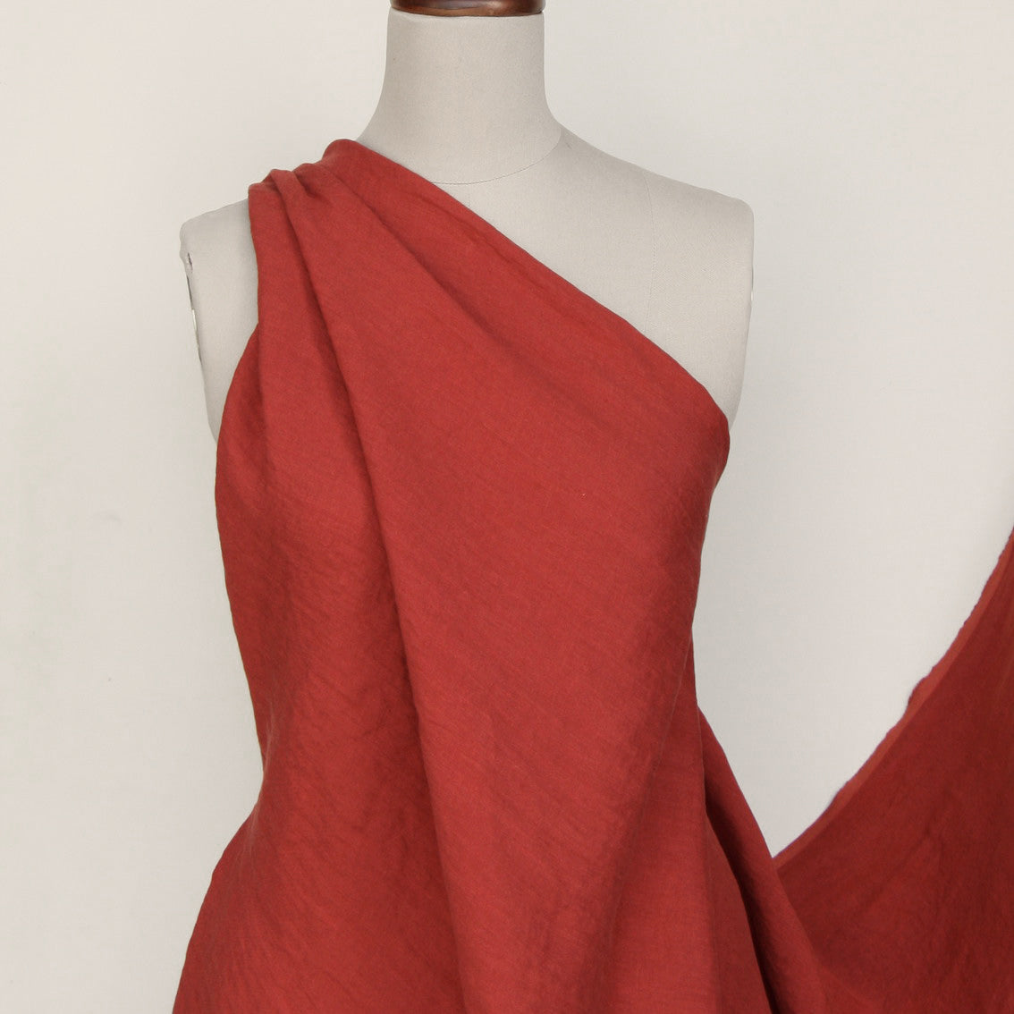 Linford Rust Washed Linen