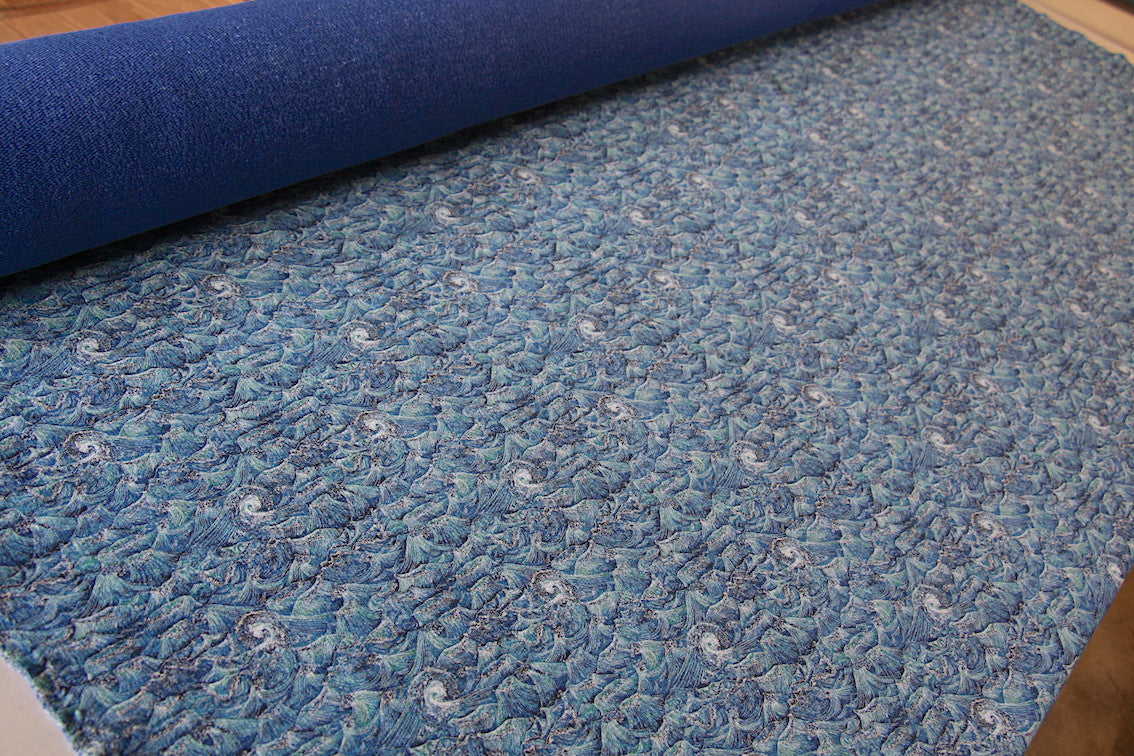Ocean Indigo - Murray Loopback Fleece - Liberty Fabrics