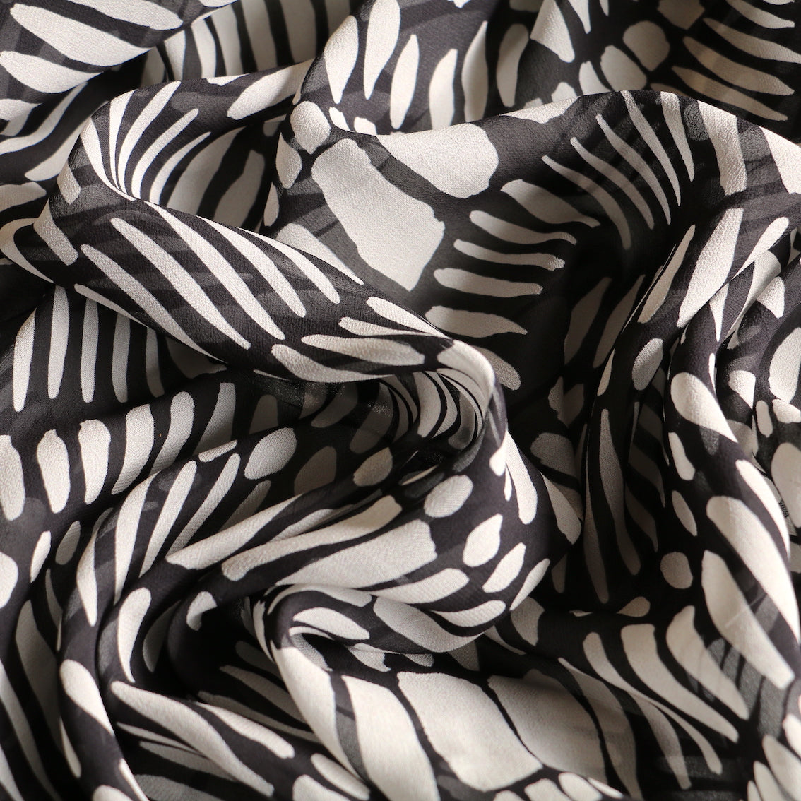 Crocodile Smile Viscose Georgette