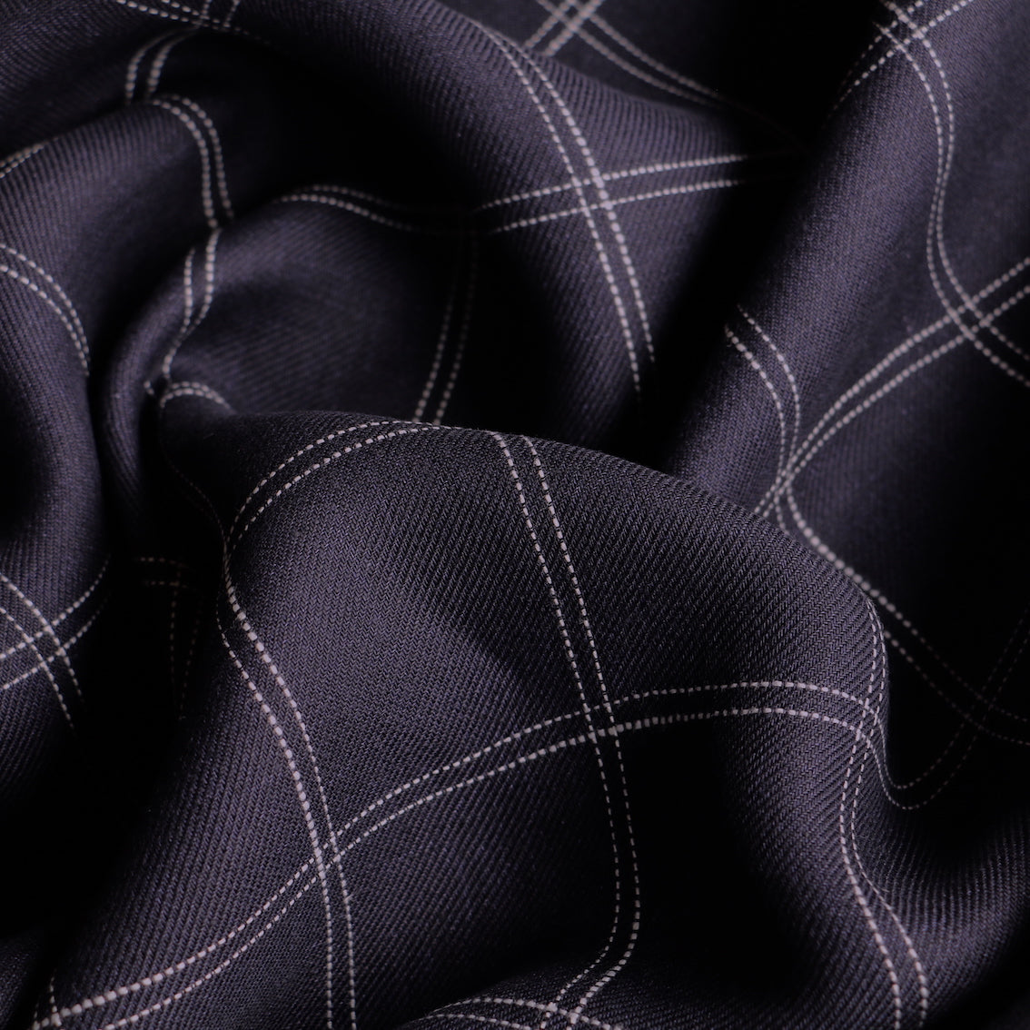 Double Line Cross Linen Twill