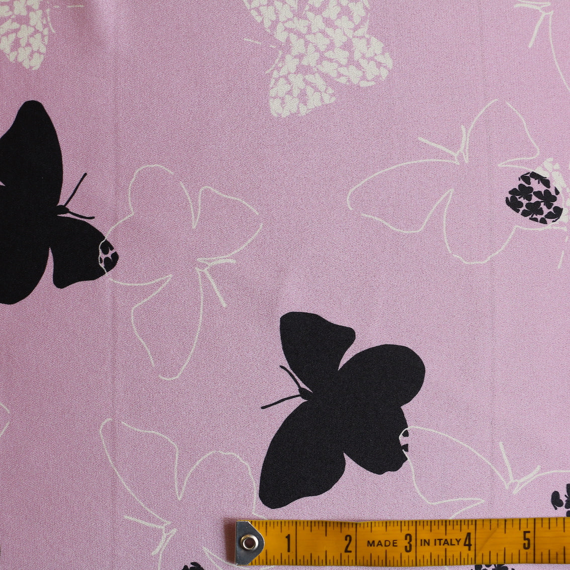 Shadows In Flight - Silk Crepe De Chine