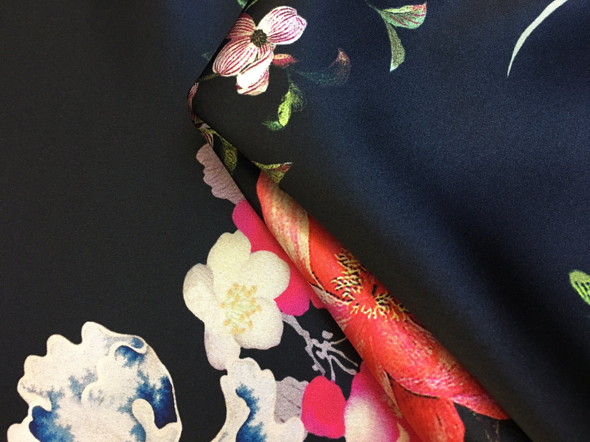 Sweet Pea Satin Silk