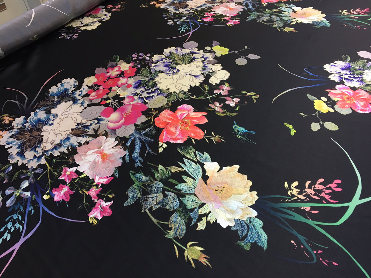 Sweet Pea Satin Silk
