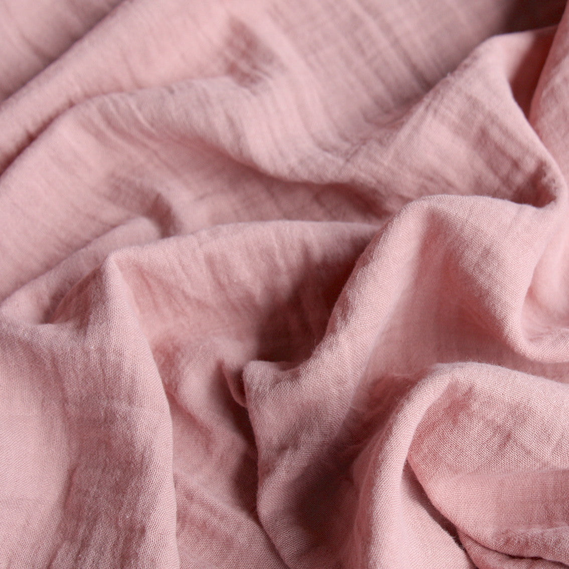 Tumbled Pink Double Gauze