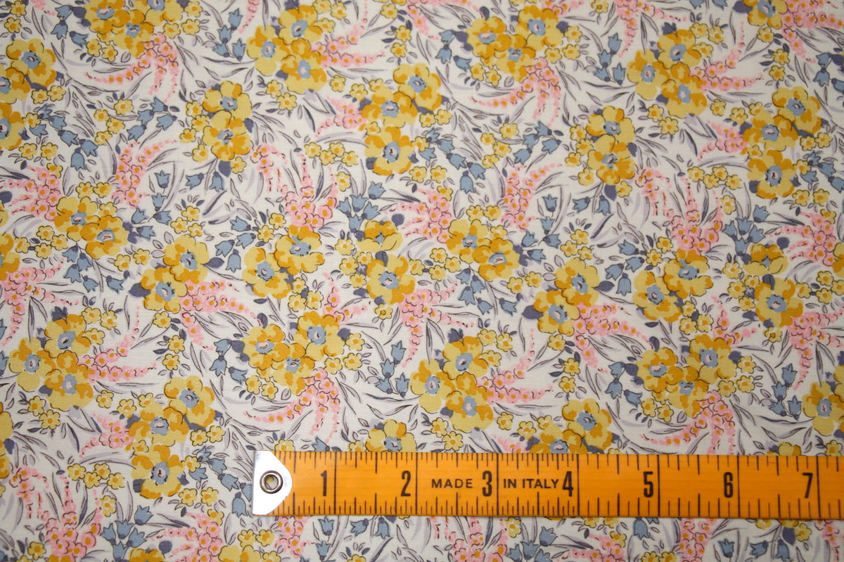 Swirling Petals Yellow - Liberty Of London