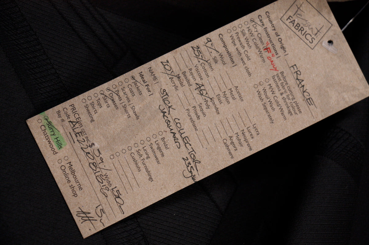 Stick Collector Jacquard