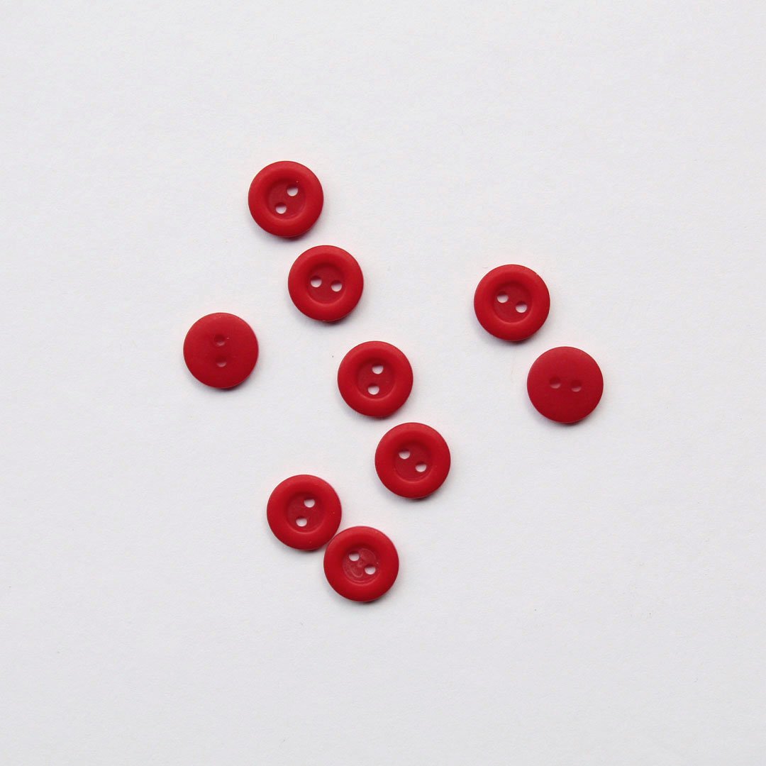 Curved Button - 13mm - Assorted Colours