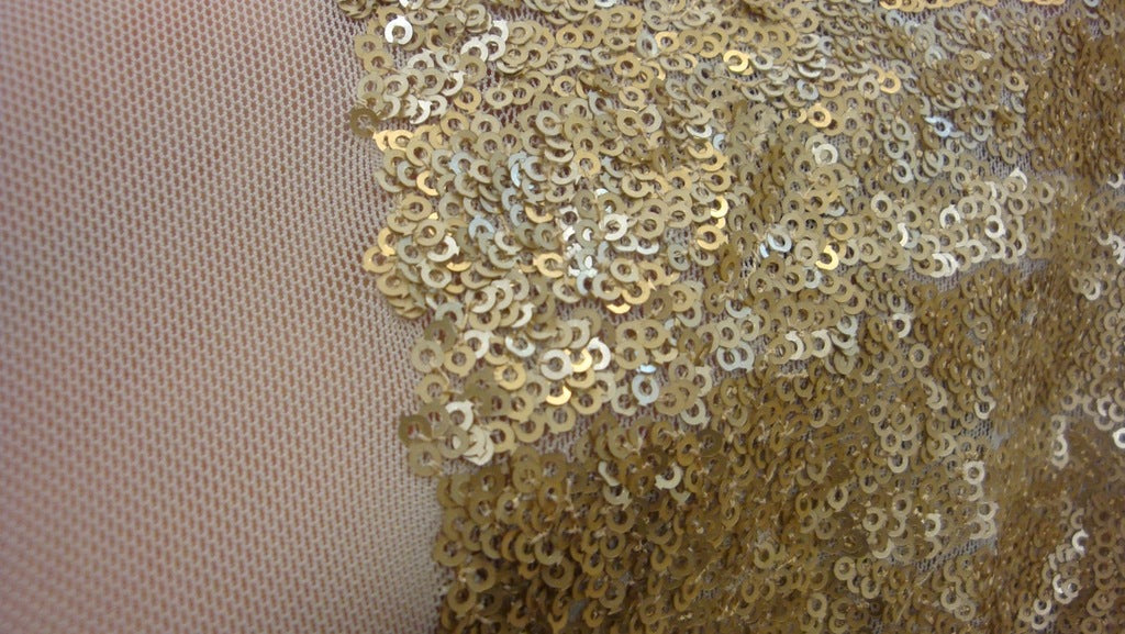 Disco Matt Gold - Stretch Sequins