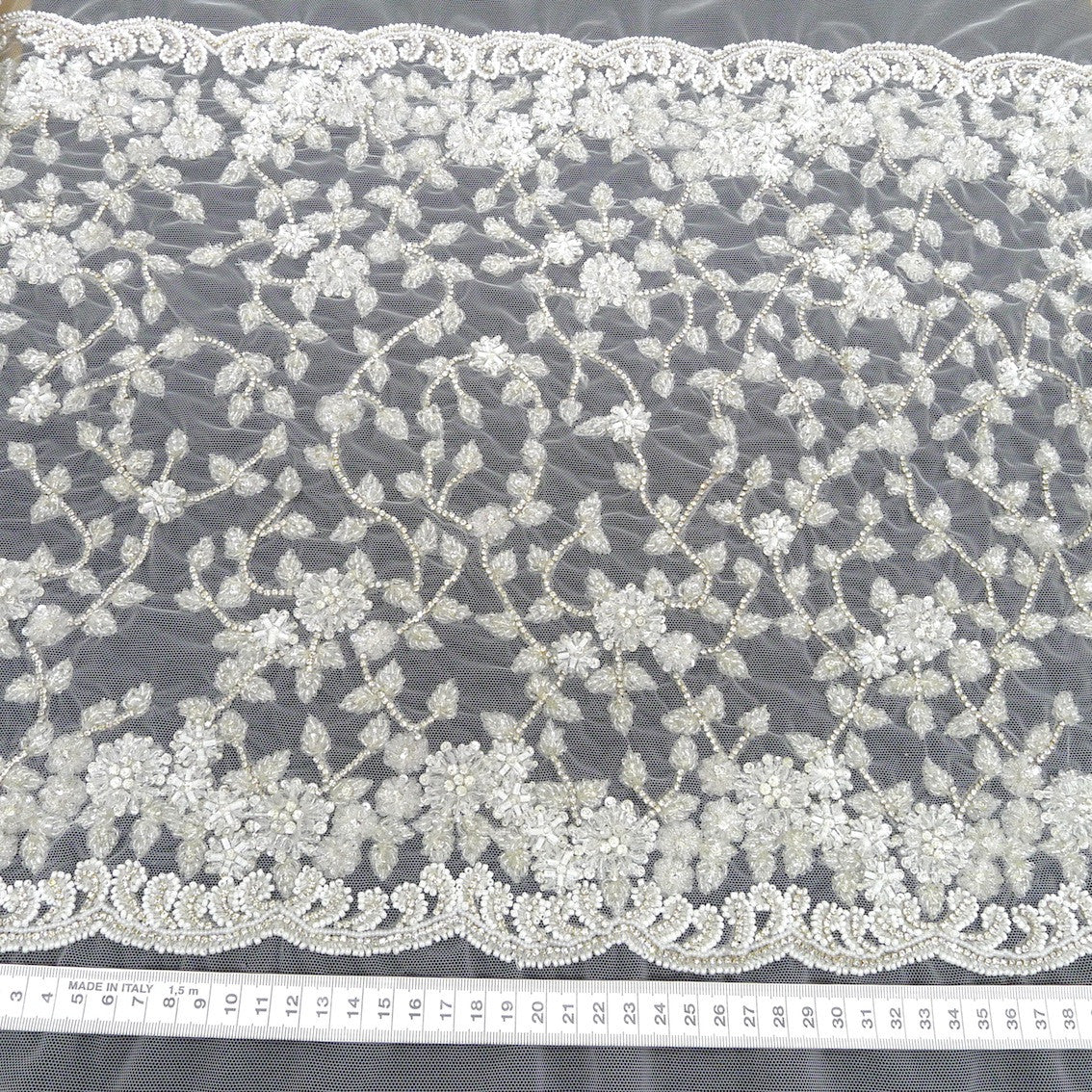 Antique Embellished Tulle