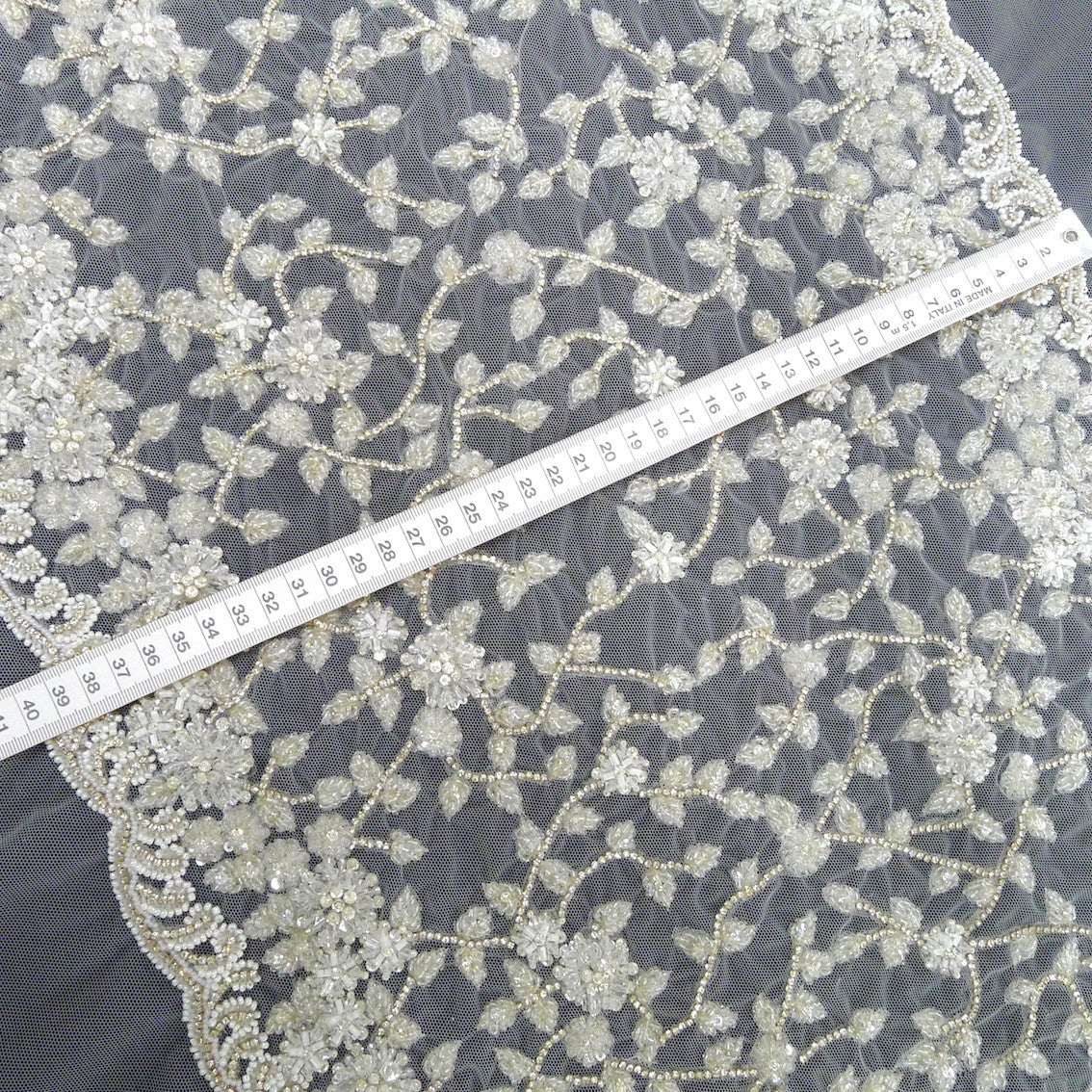 Antique Embellished Tulle