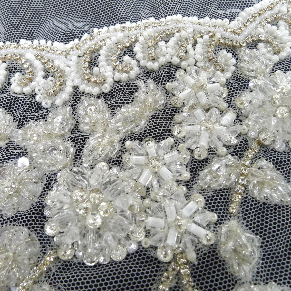 Antique Embellished Tulle